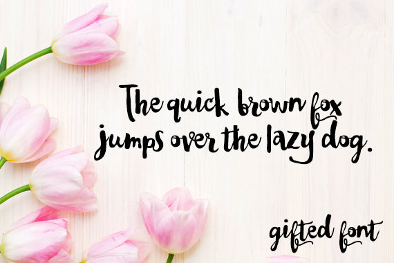 CG Gifted Font - Digital Download – carinagardnershop